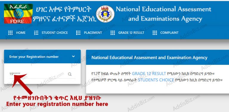 Grade 12 student placement for 2013 E.C / 2021 G.C released | AddisBiz.com